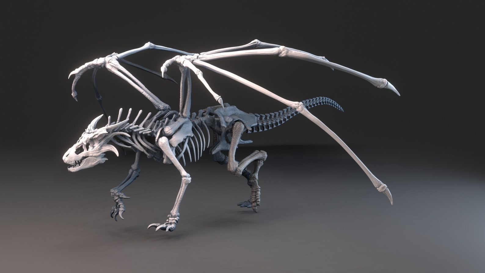 Dragon Skeleton Diorama Designed by Keta-minies Where is My Dragon 3D ...