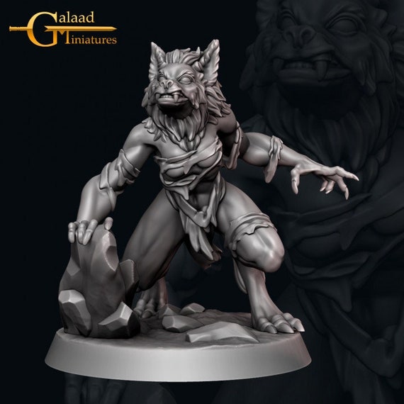 Werewolf 2 Female Designed by Galaad 3D Printed - Etsy