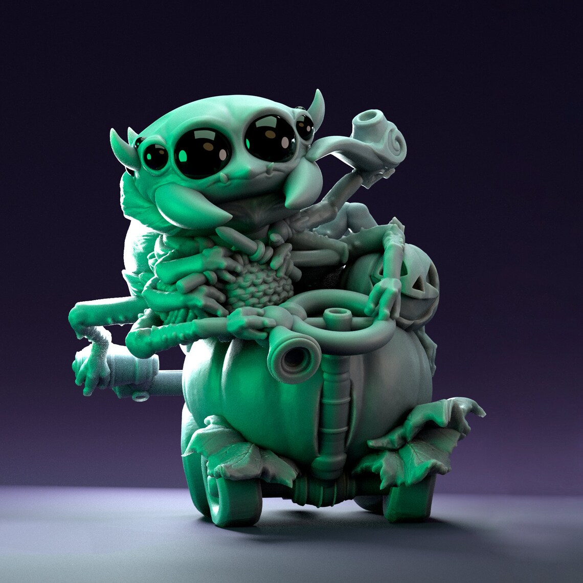 Fuzzy Jumping Spider Pepunki Creatures 3D Printed - Etsy