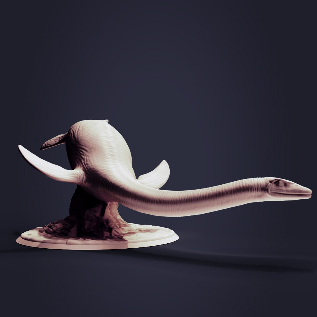 Plesiosaur - Jurassic Tribe - 3D Printed Miniature - Designed by ...