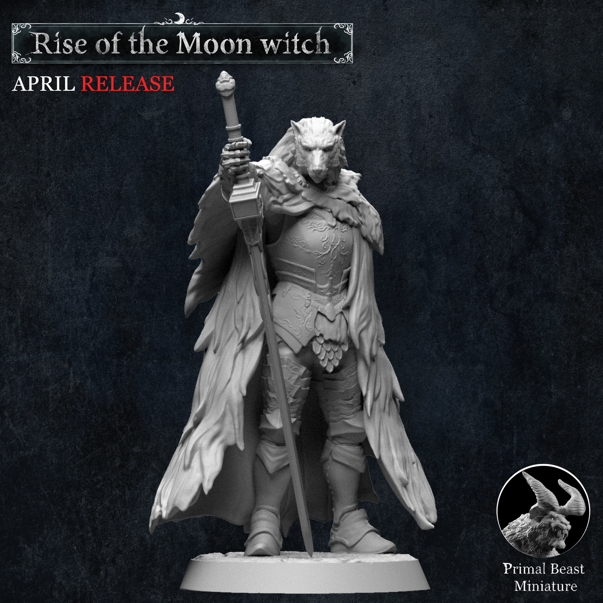 Werewolf Warrior Rise of the Moon Witch by Primal Beast Mini - Etsy