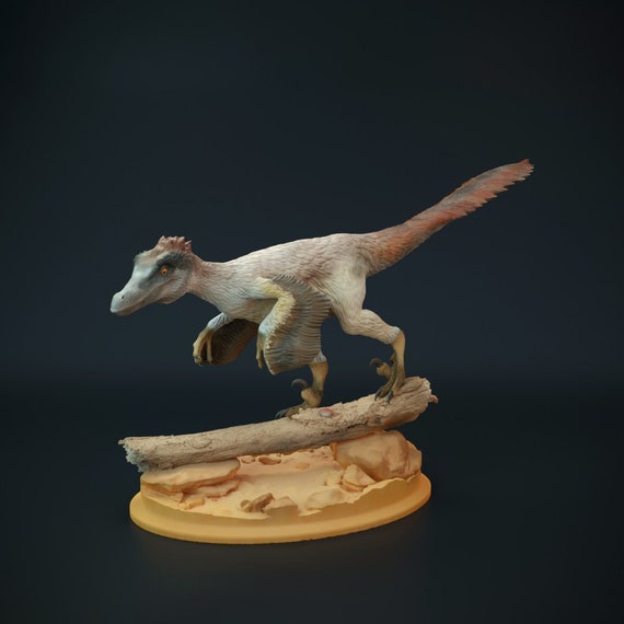 Velociraptor Mongoliensis Feathered on Tree Designed by - Etsy
