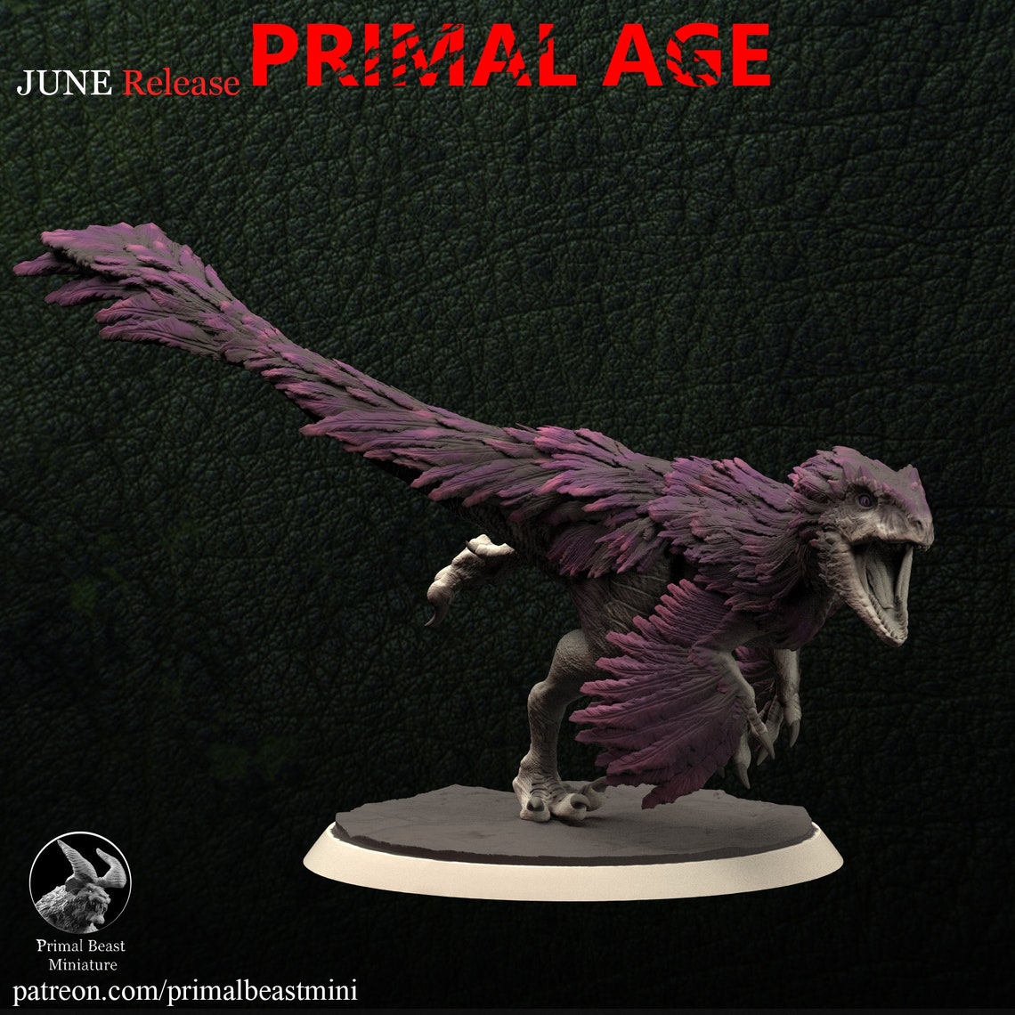 Feathered Raptors - Primal Age by Primal Beast Mini - 3D Printed ...