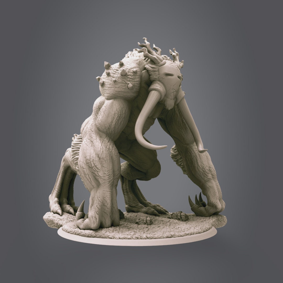 Ancient Forest Titan Spirit Land of Pandas 3D Printed Miniature ...