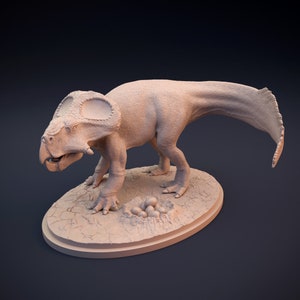 Protoceratops - Protecting Nest - Designed by Dino and Dog - 3D Printed - Miniature - Gaming ...