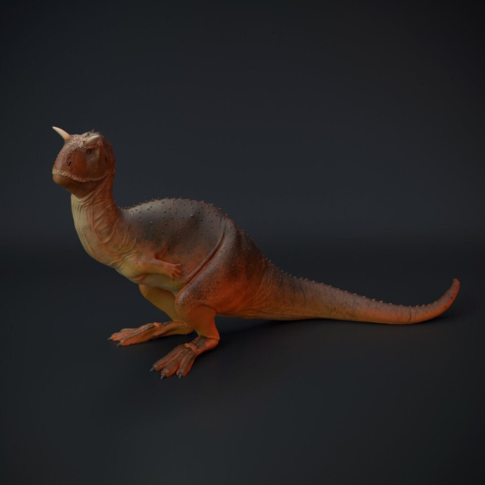 Carnotaurus Sitting Designed by Dino and Dog 3D Printed - Etsy