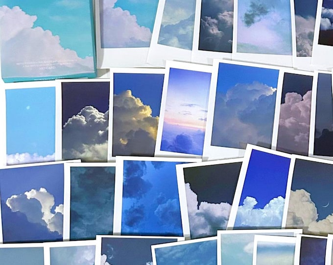 30 Pcs Blue Sky Sticker, Clouds, Junk Journal Kit, Ephemera, Planner ...