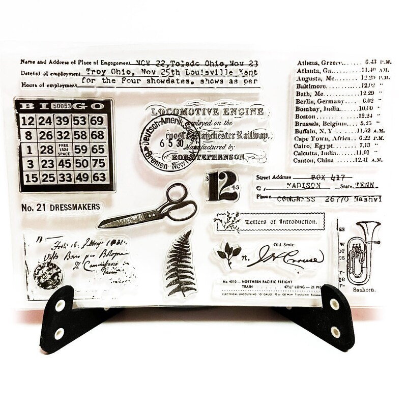 Custom Clear Stamp - Etsy