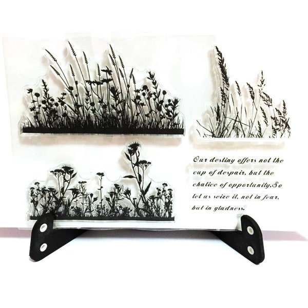 Grass Stamp - Etsy