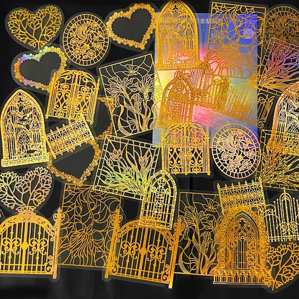 Stained Glass Sticker - Etsy