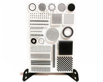 Circle Rubber Stamp - Etsy