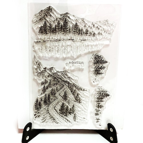 Tree Stamp Trees Clear Transparent Stamp Tree Silhouette - Etsy