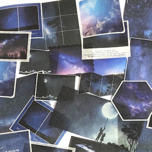 40 Pcs Travel Washi Sticker Vacation Sticker Sky Scrap | Etsy