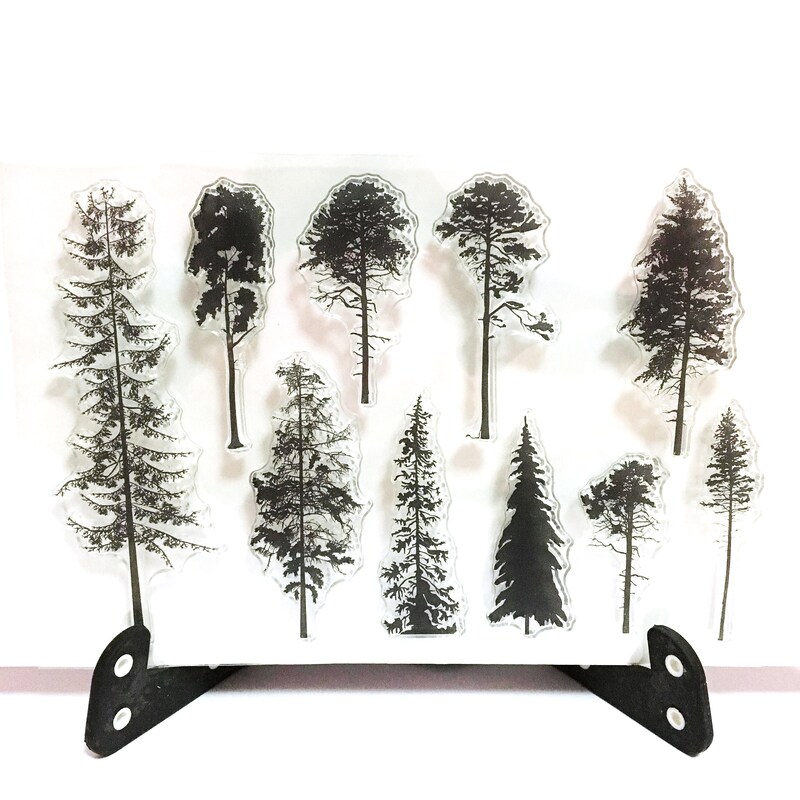 Pine Tree Stamp - Etsy