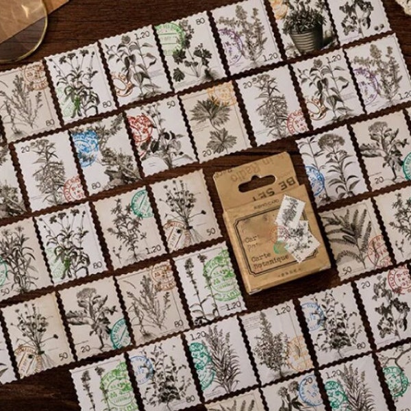 Botanical Stamp - Etsy