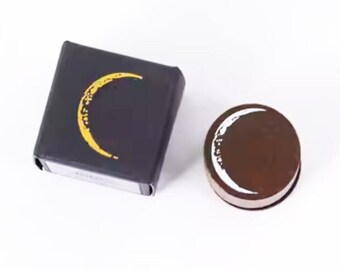 Mini Crescent Moon Stamp, Wooden Stamp, Rubber Stamp, Wood Stamp ...