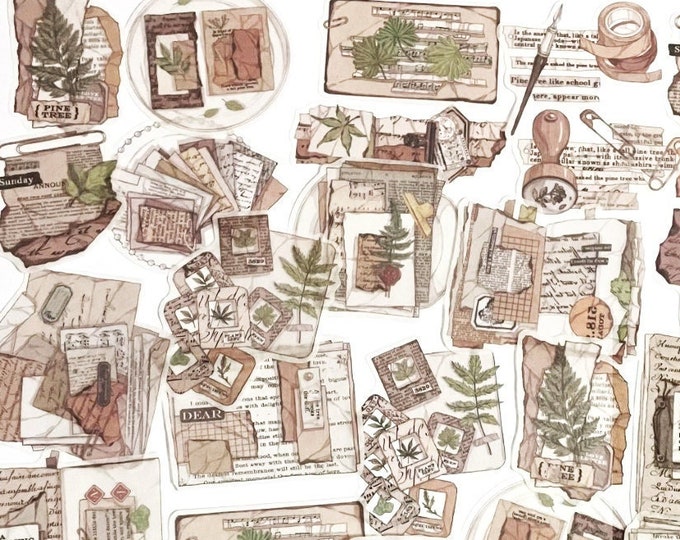 40 Pcs Travel Journal Washi Sticker, Journey Sticker Flakes, Life ...