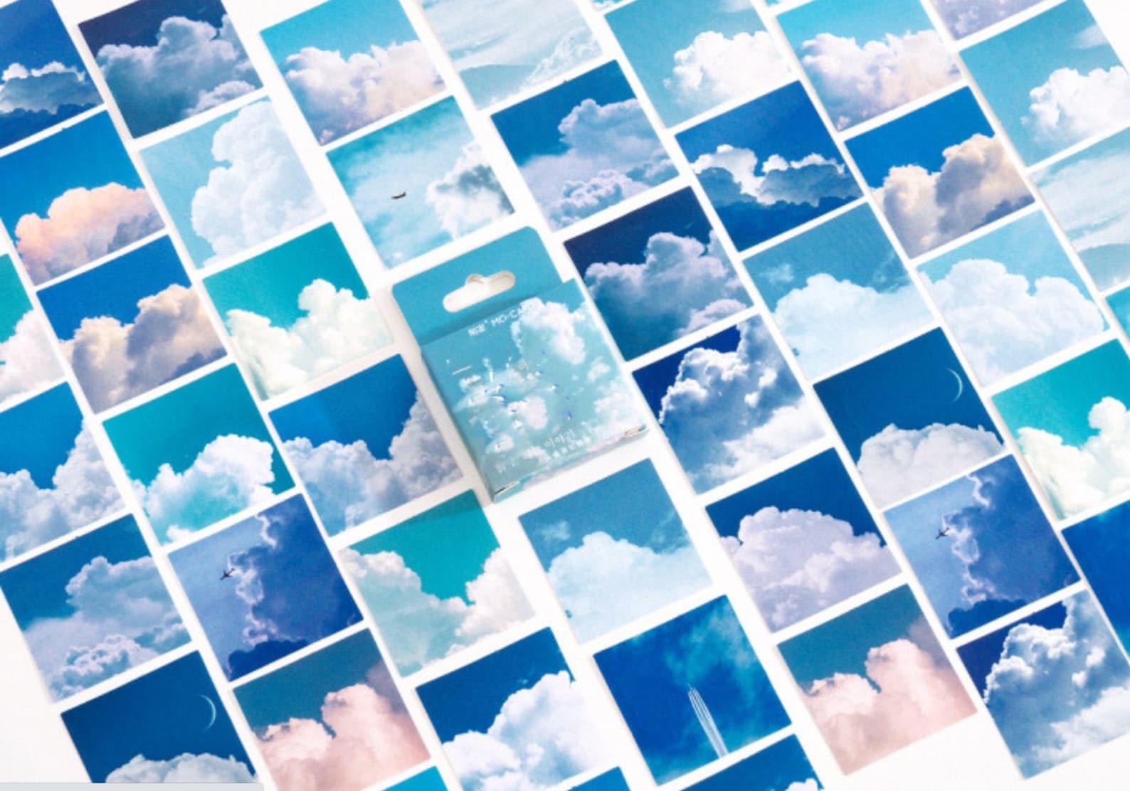 45 Pcs Blue Sky Sticker Pack Scenery Junk Journal Planner - Etsy 日本