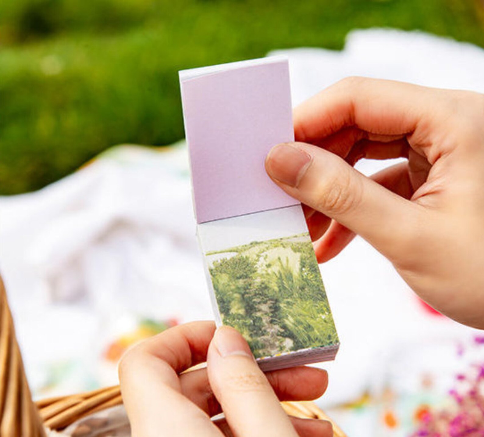 50 Pcs Blue Sky Aesthetic Sticker Sticker Pad Booklet | Etsy