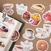 45 Pcs Desserts Sticker Pack, Cupcake Sticker, Sweets Stickers ...