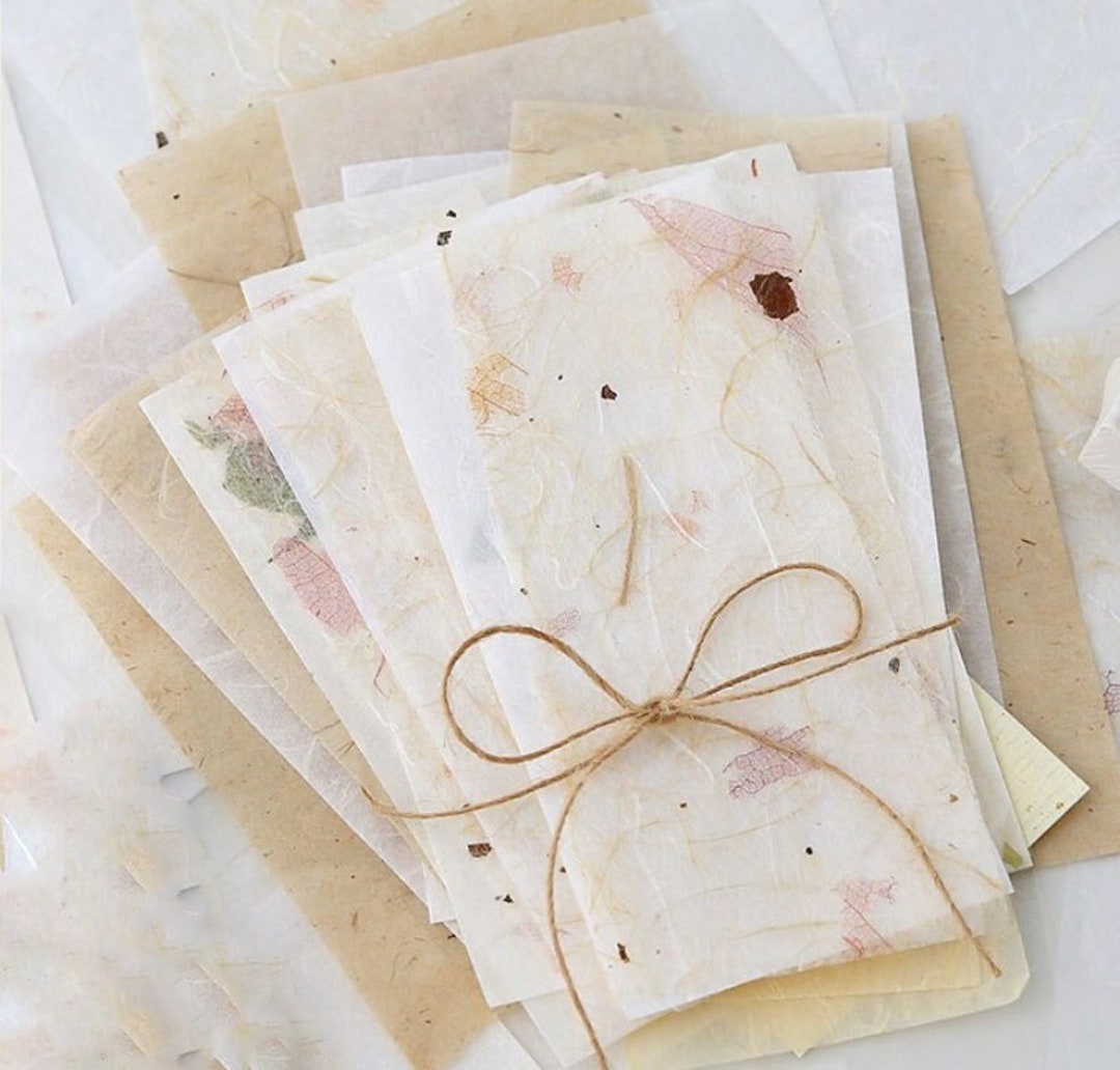 30 Pcs Scrapbook Papers, Junk Journal Kit, Ephemera, Journal, Mulberry ...