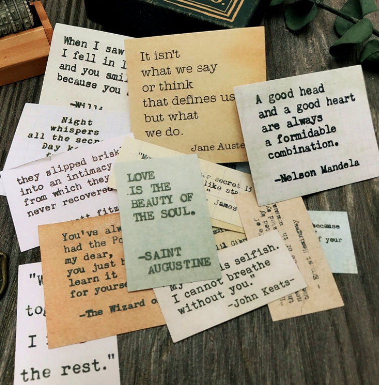 19 Pcs Quotes Sticker Motivational Quote Scrapbook Junk - Etsy