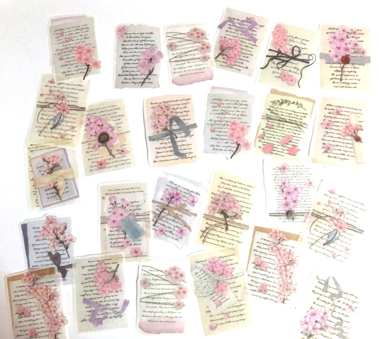40 Pcs Vintage Scroll Washi Sticker Antique Scroll Sticker - Etsy