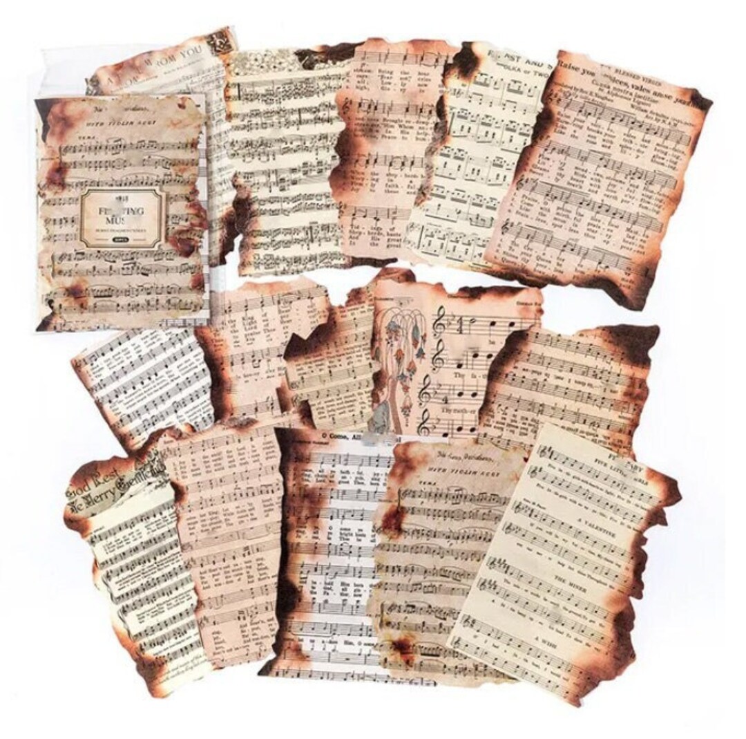 30 Pcs Vintage Collage Scrapbook Papers, Junk Journal Kit, Ephemera ...