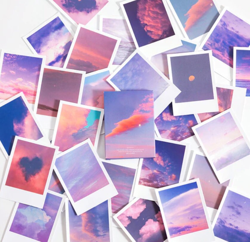 30 Pcs Pastel Sky Sticker Pack Clouds Sticker Bullet - Etsy