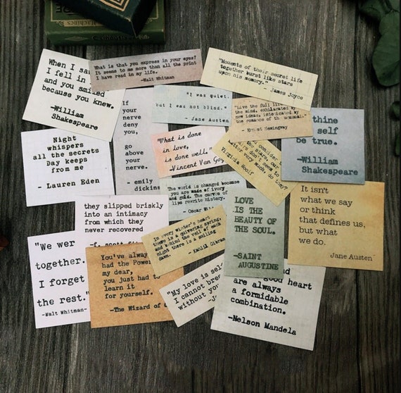 19 Pcs Quotes Sticker Motivational Quote Scrapbook Junk | Etsy