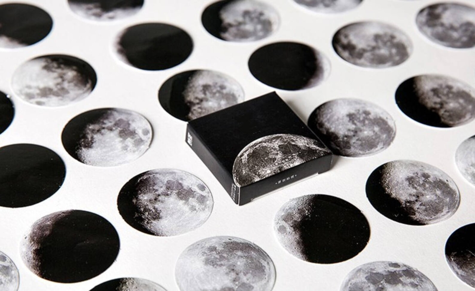 45 Pcs Full Moon Sticker Silver Moon Astrology Stickers - Etsy