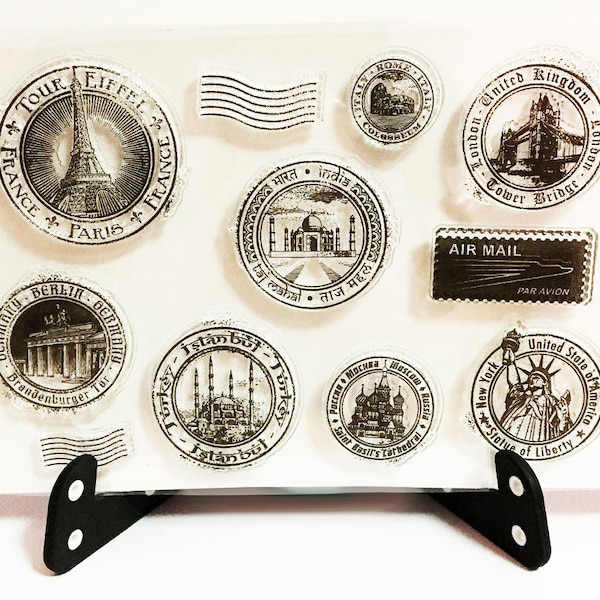 Postal Rubber Stamp - Etsy