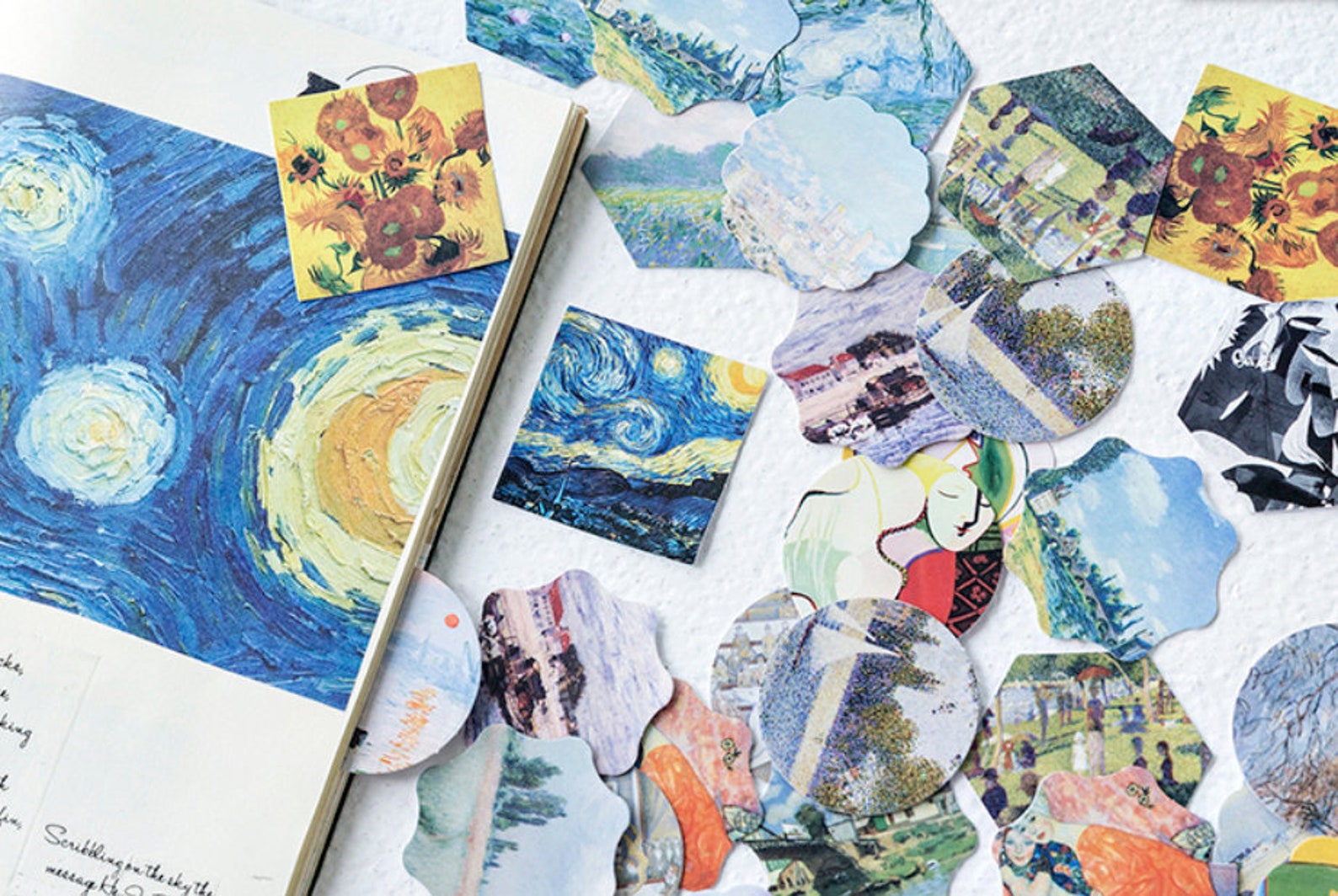 45 Pcs Artist Masterpieces Sticker Pack Art Gallery Sticker - Etsy