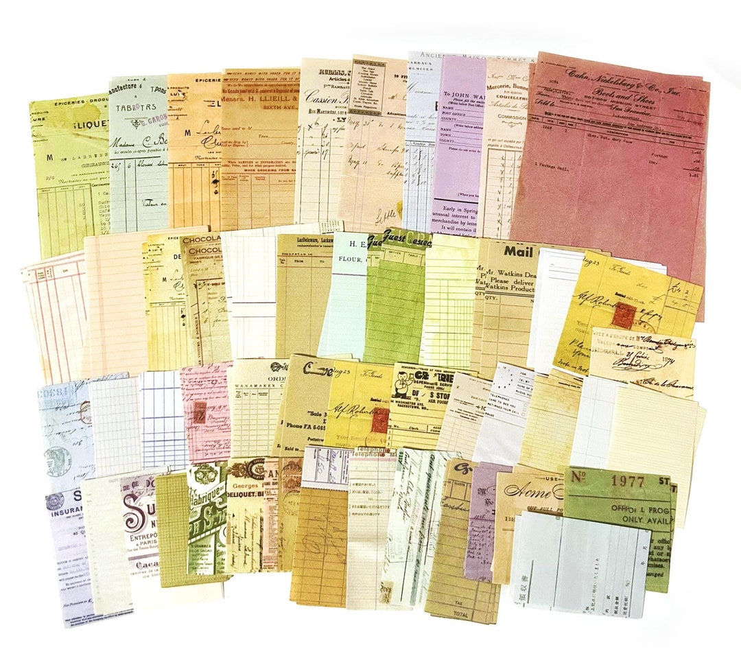 100 Pcs Vintage Papers, Junk Journal Kit, Memo Deco Paper, Journal ...