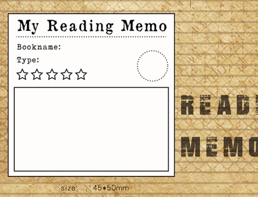 Book Review Stamp Reading Memo Wooden Stamp Rubber Stamp - Etsy