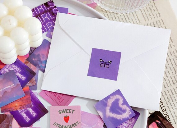 Art & Collectibles Clip Art Cloud Bullet Journal Sky 45 Pcs Purple ...