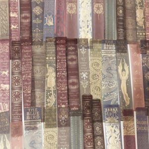 40 Pcs Book Spine Washi Sticker, Junk Journal Kit, Journal, Ephemera ...