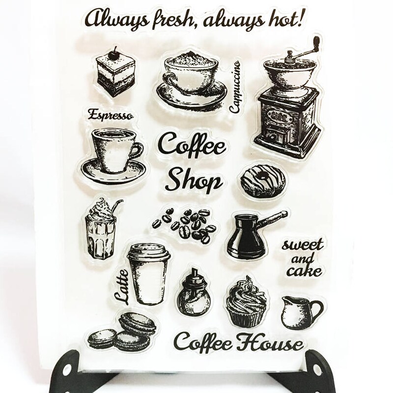 Coffee Cup Stamp - Etsy