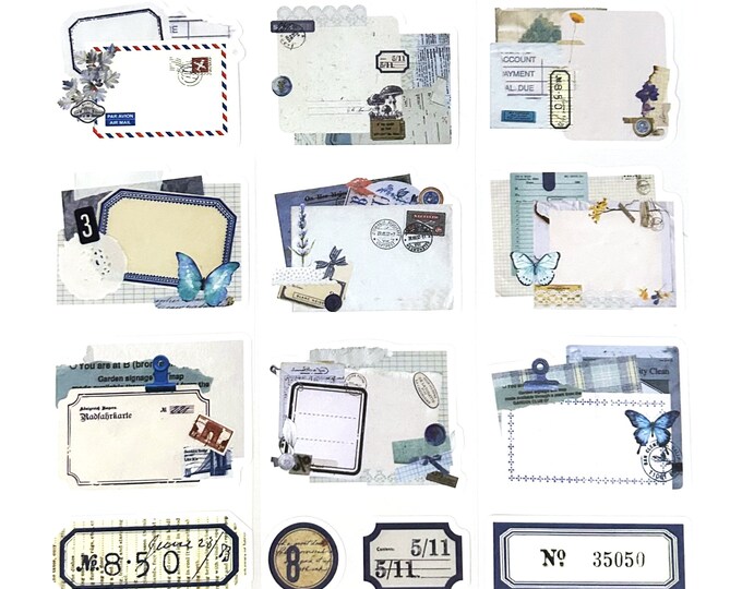26 Pcs Retro Letters Sticker Pack, Vintage Sticker, Scrap Booking, Memo ...