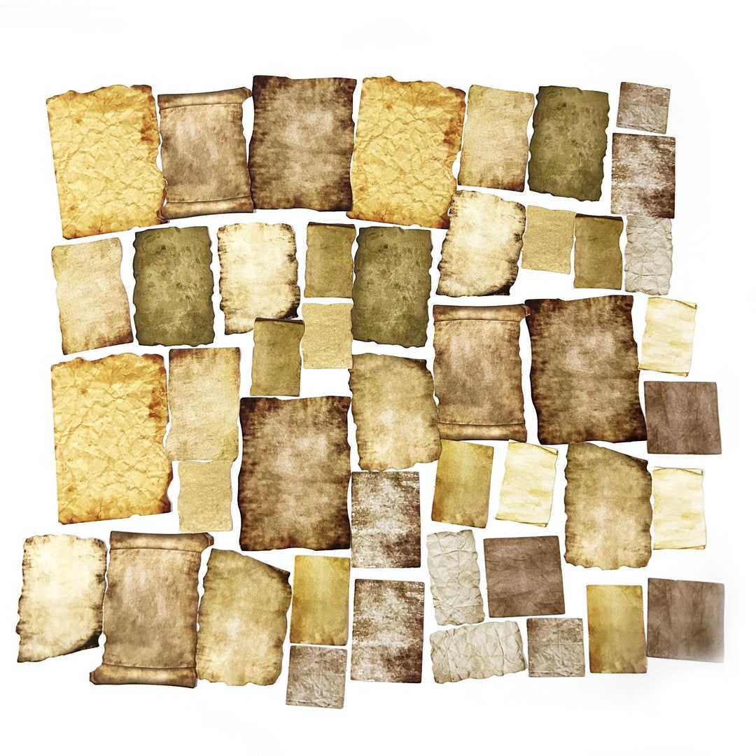 45 Pcs Vintage Note Sticker, Antique Letter Memo Sticker, Junk Journal ...