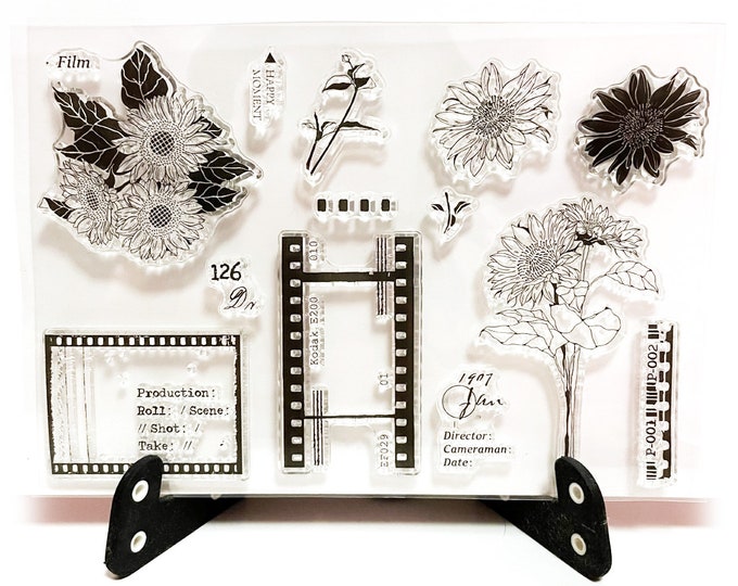 World Map Stamp, Compass Clear Transparent Stamp, Globe Rubber Stamp ...