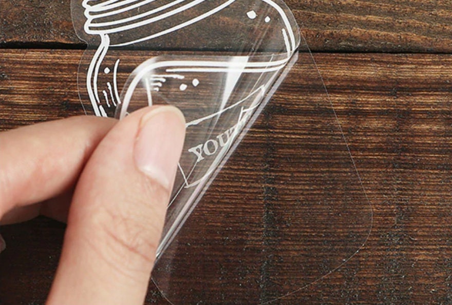 30 Pcs Bottle Clear Sticker, Jar PVC Sticker, Scrapbook, Journal ...