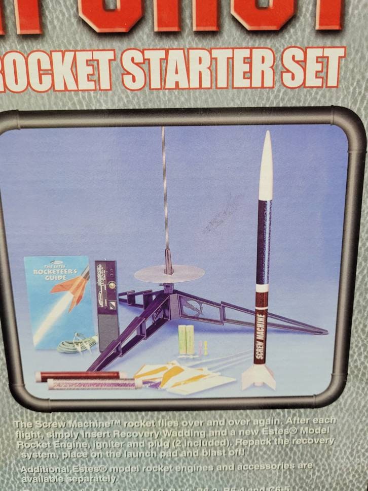 Estes Super Shot Deluxe Model Rocket Starter Set 2001 New in Box - Etsy