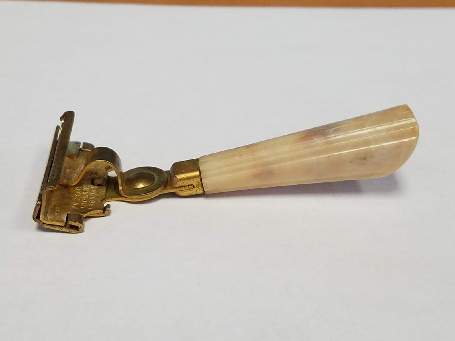 Vintage Brass Eversharp Schick Injector Razor Marble Handle - Etsy