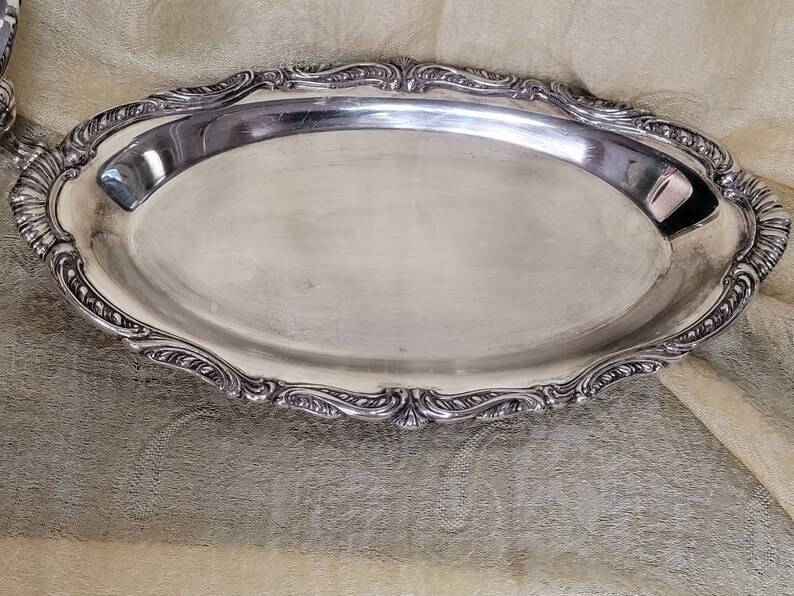 Southern Colonial Silver Plate Gravy Boat With Underplate by Fine Arts ...