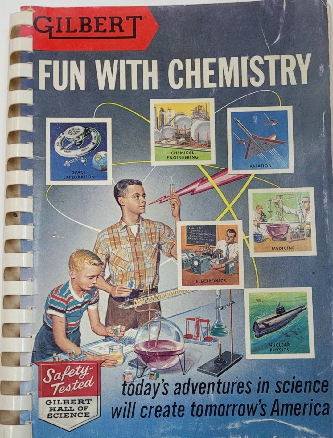 1956 Spiral Book Gilbert Fun With Chemistry 239 Pages - Etsy