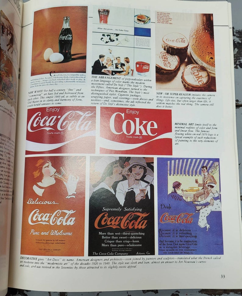 Book "the Wonderful World of Coca-cola Magazine", Copyright 1978 - Etsy