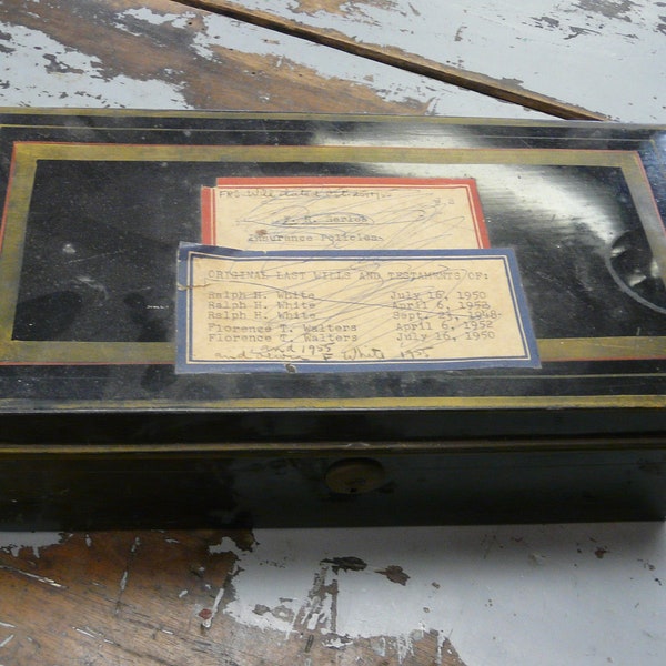 Metal Document Box - Etsy