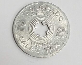 Colorado Tax Token | Etsy