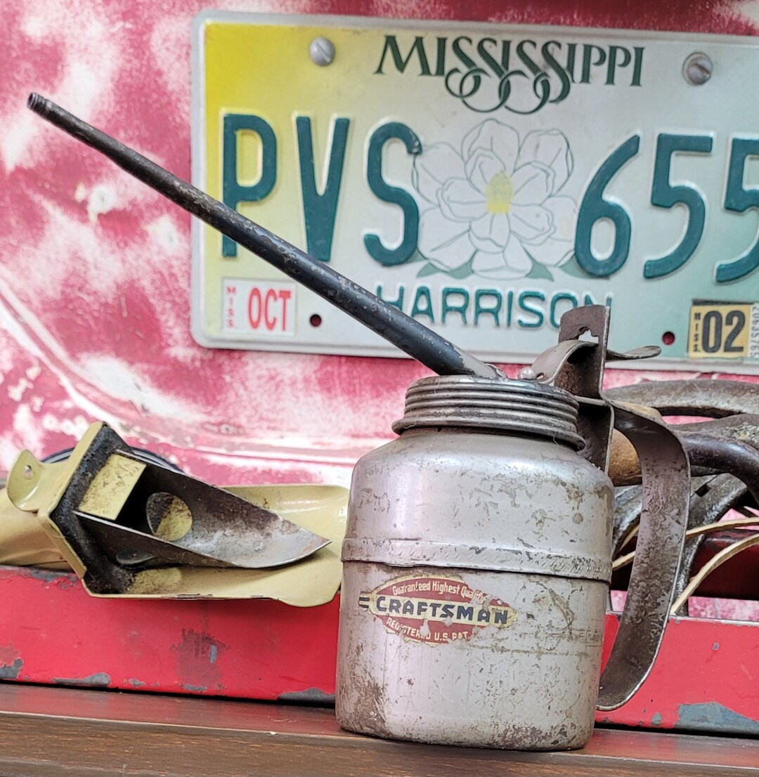 Vintage Craftsman Oil Can Dispenser Oiler Guaranteed Highest Quality ...
